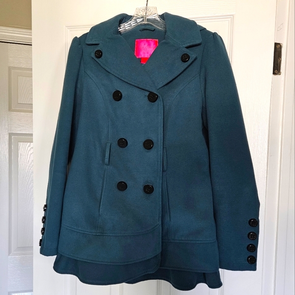 Pink Envelope | Jackets & Coats | Jade Green Coat | Poshmark